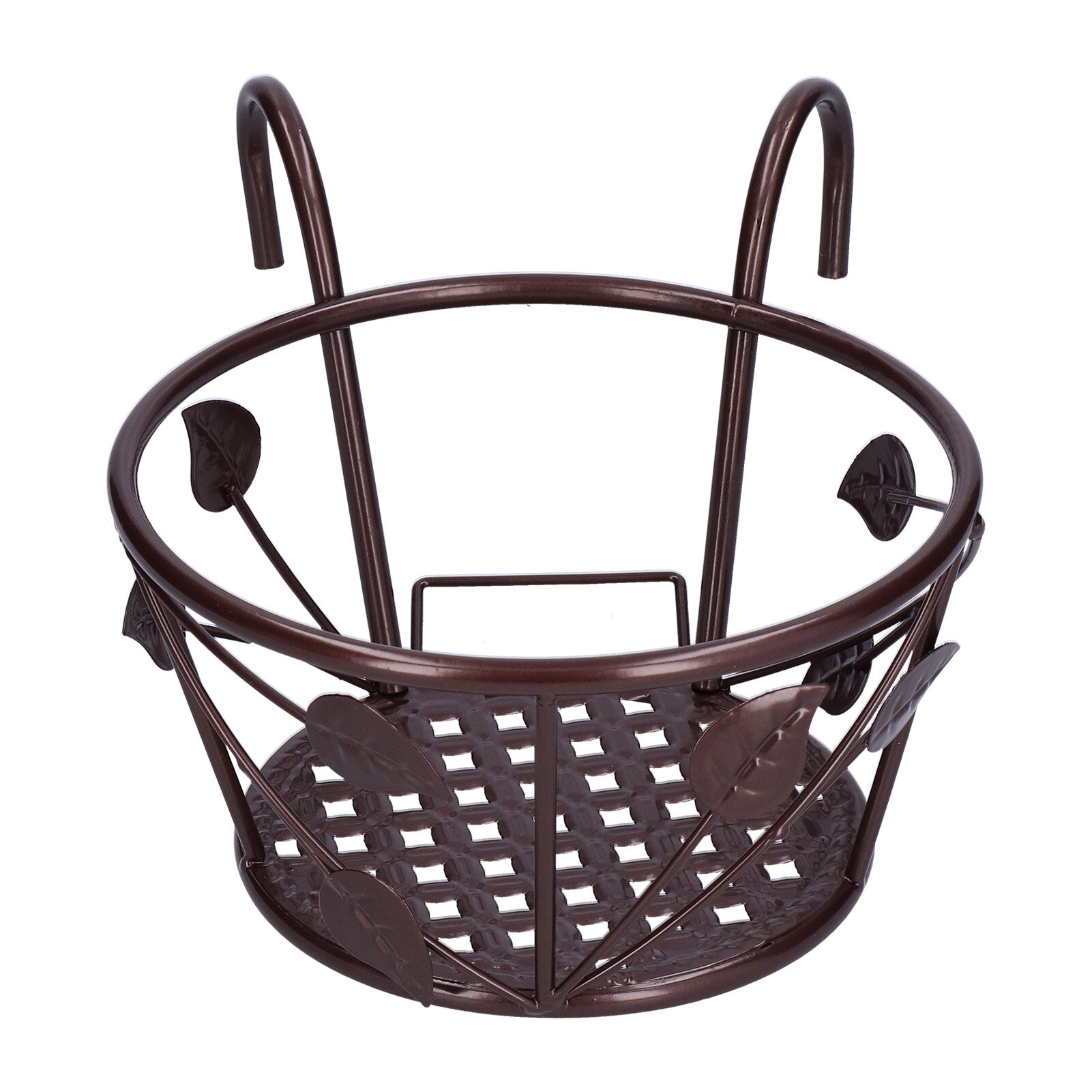 Подвесная стойка для цветочных горшков, уличная подставка для растений, перила, контейнеры для цветов над рейкой, держатель цветочного горшка для патио, сада, балкона, бронза