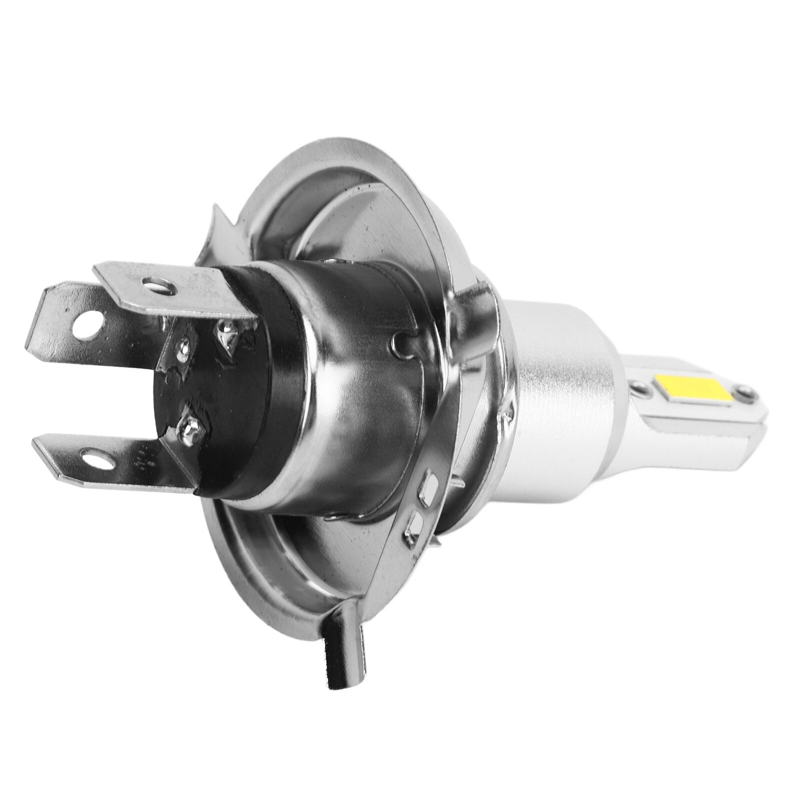 2 шт. светодиодные лампы для фар мотоцикла, яркий свет, стабильный световой поток 2600 лм 110 Вт, лампы H4 для автомобиля, внедорожника, грузовика, автофургона, желтый свет /3000 К