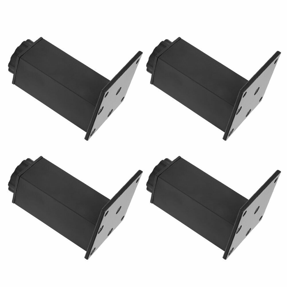 4 шт, регулируемые ножки из алюминиевого сплава, ножки для дивана-кровати, опора для шкафа, корпусной мебели, аксессуары 100 мм