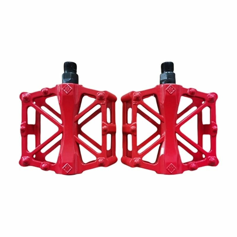 Алюминиевые велосипедные педали в форме буквы "Х"-красный
