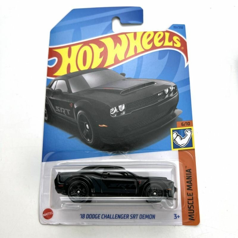 Машинка Hot Wheels Bargain price 2023 18 DODGE CHALLENGER SRT DEMON black