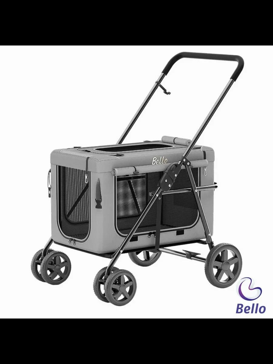 Коляска для выгула собак Bello. Нагрузка до 15 кг