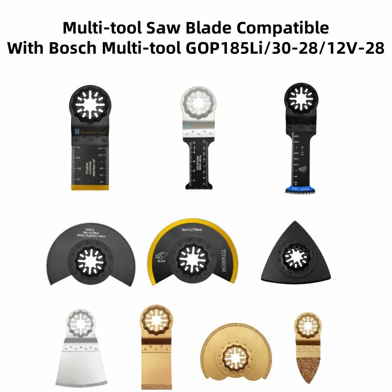 10 шт. Качающиеся пильные полотна для реноватора мультитула Универсальная насадка для нескольких DIY аксессуары для электроинструментов