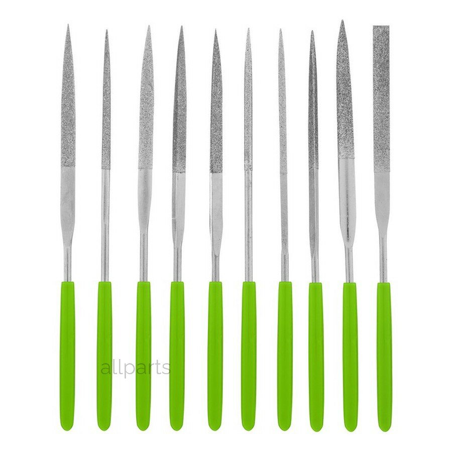 СИБРТЕХ 158327 Набор надфилей алмазных, 140x50x3 мм, 10 шт СИБРТЕХ 158327