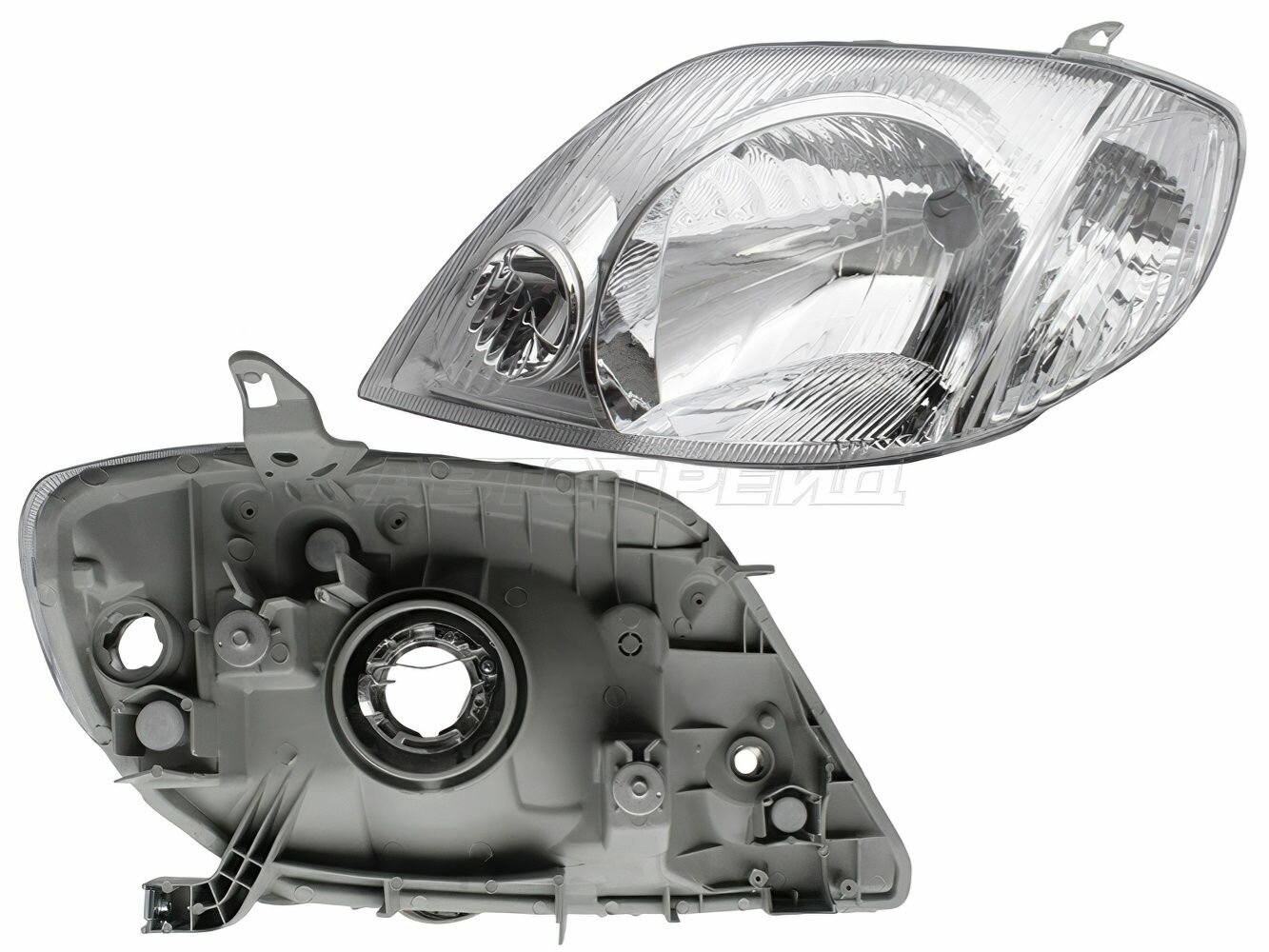 Фара левая, Евросвет для Тойота Королла арт ST21211B5L SAT