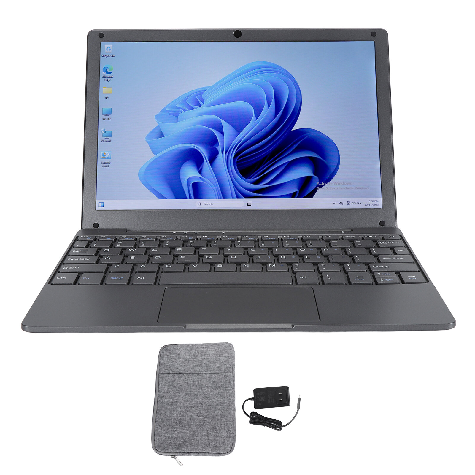 10,1 дюйма мини -ноутбука 8 ГБ ОЗУ 128 ГБ SSD 800x1280 резолюция 0,3 МП POMPABLE CAMER