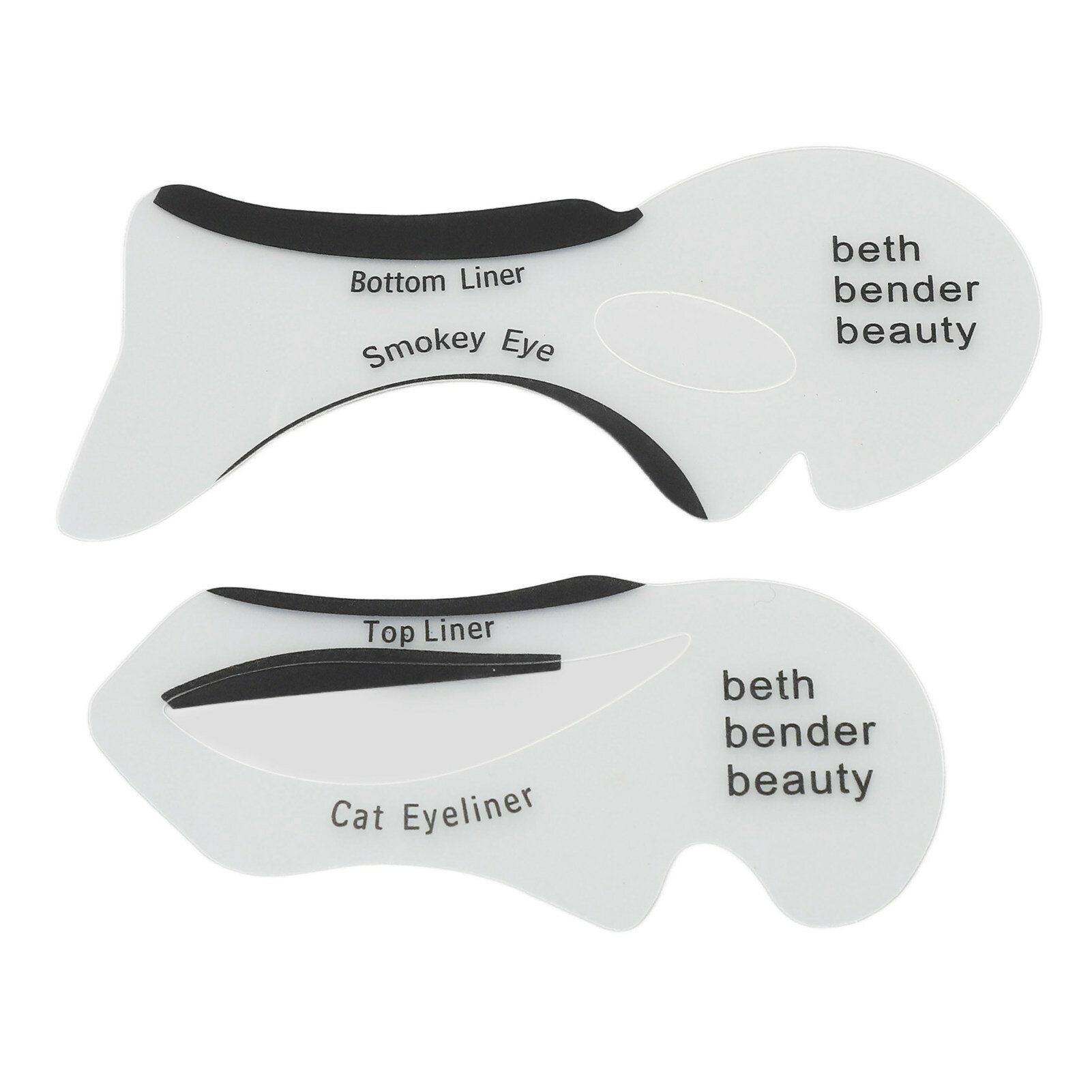 2pcs eyde Shadow Stencil Eva Портативная помощь повторноразовое трафарет для подводки для макияжа для косметики для макияжа