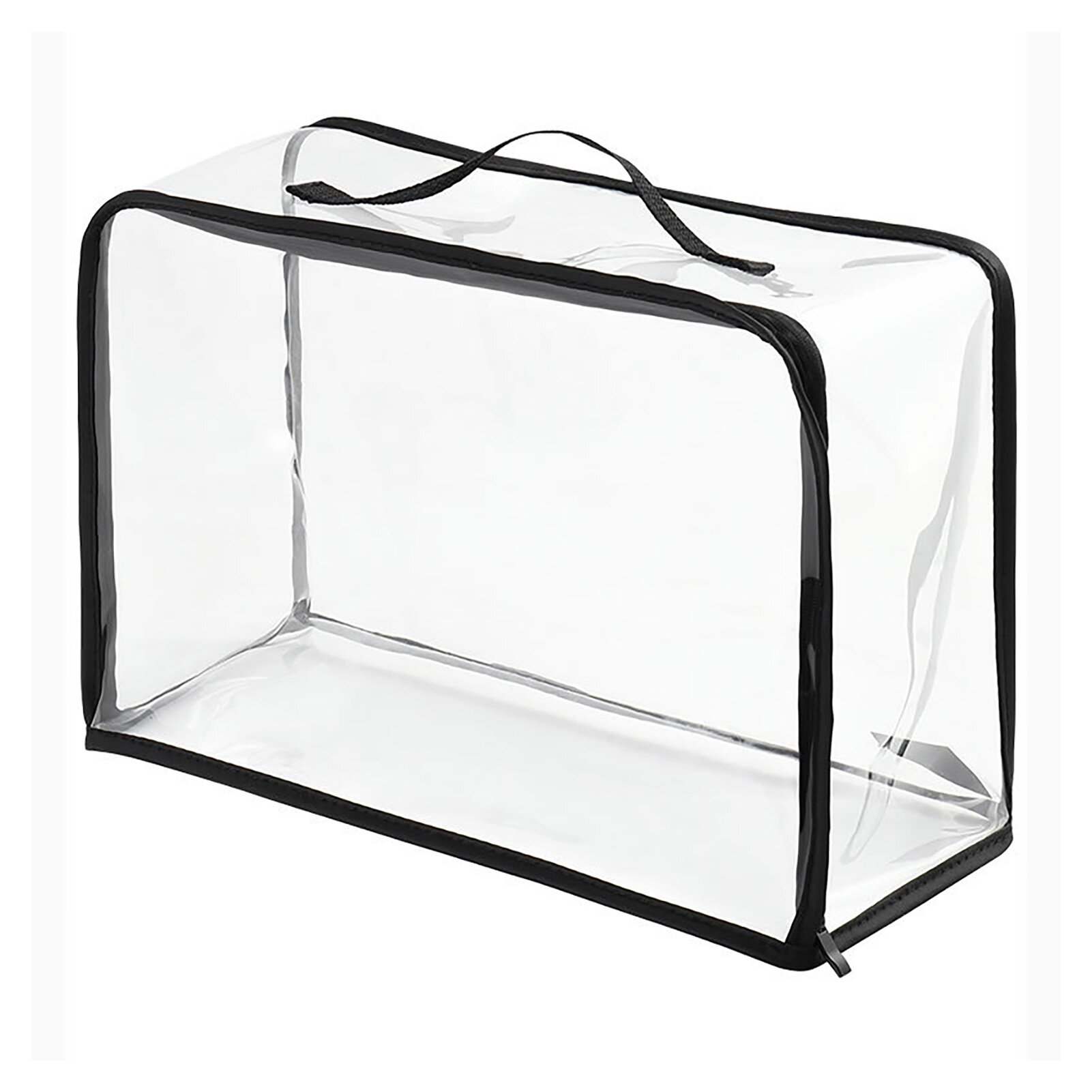 Сумка для сумочки для сумочек ПВХ Организатор для хранения пакеты с законодательными средствами с застежкой и ручкой для туалетных принадлежностей для макияжа в шкаф