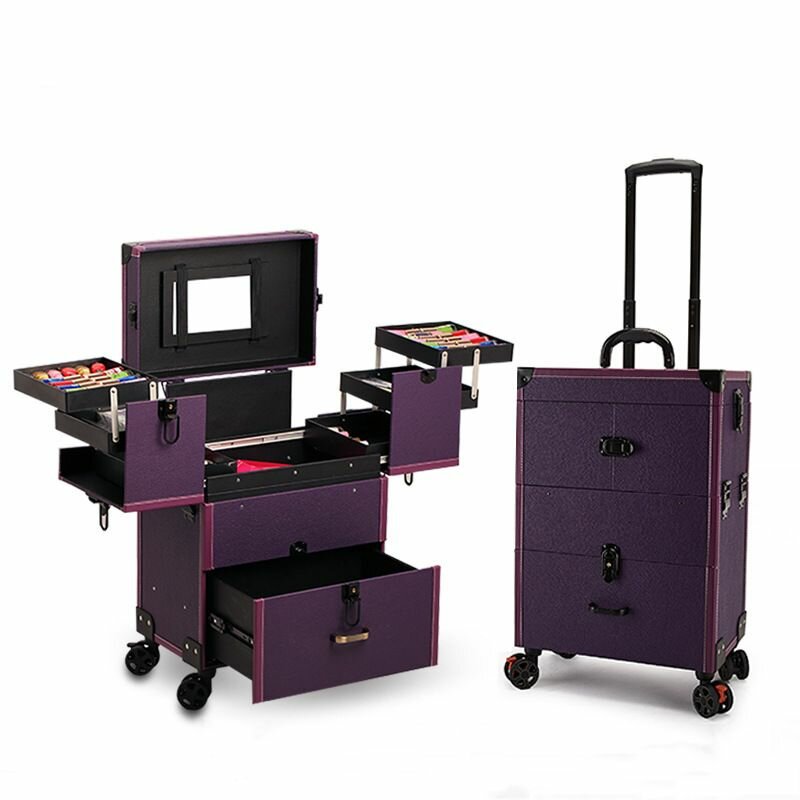 Мобильная студия визажиста / чемодан визажиста бьюти бар гримерный стол аквагрим студия