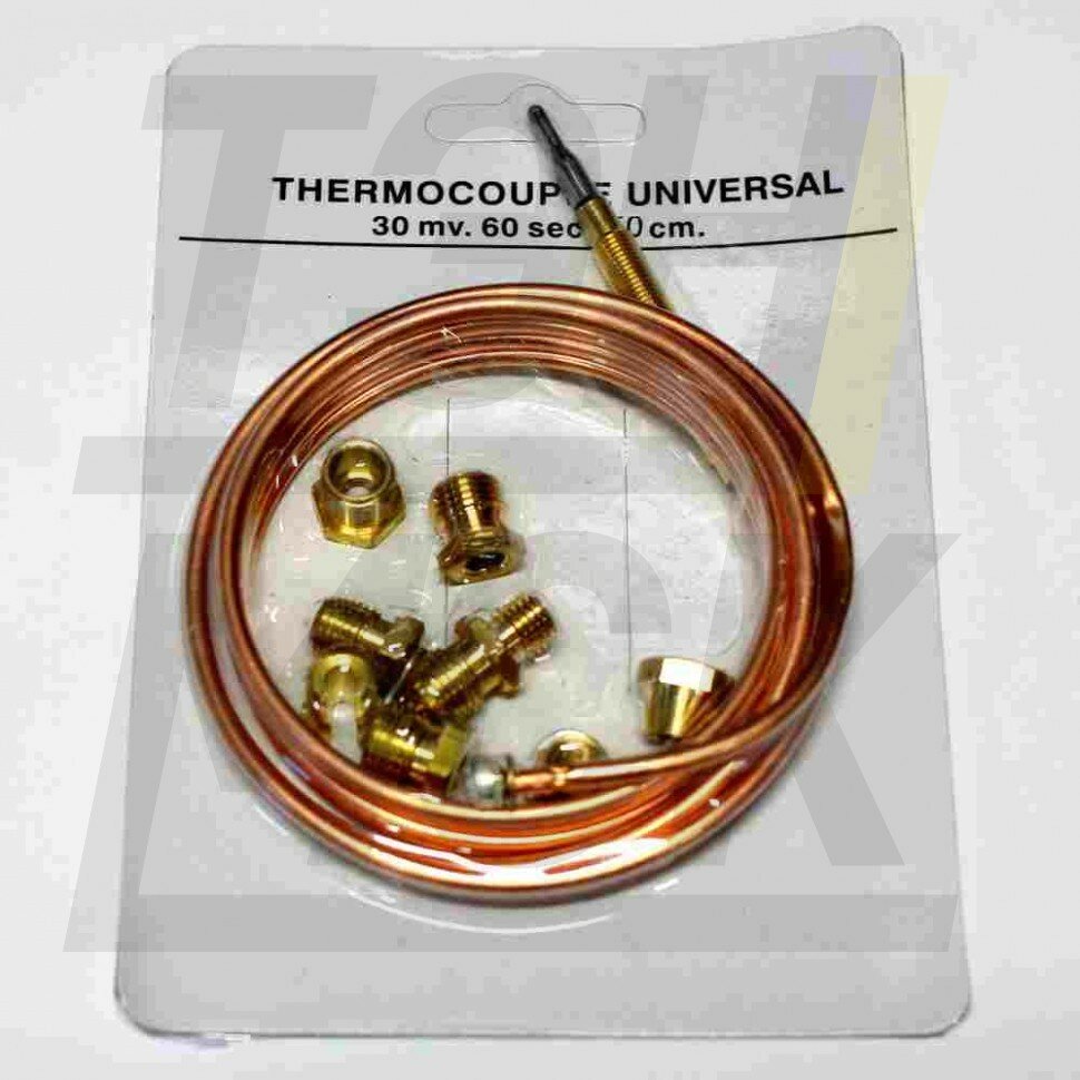 Термопара для газовых плит, духовок, котлов и колонок Gefest, Мечта, Indesit, Нева универсальная 150см, RRES-CG/01, w152