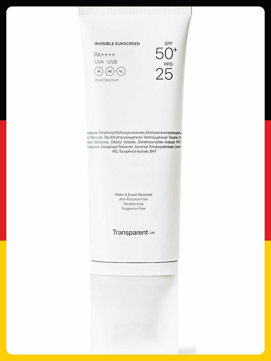 Средство солнцезащитное NICHE BEAUTY LAB Transparent Lab Invisible Sunscreen SPF50+ 100 ml