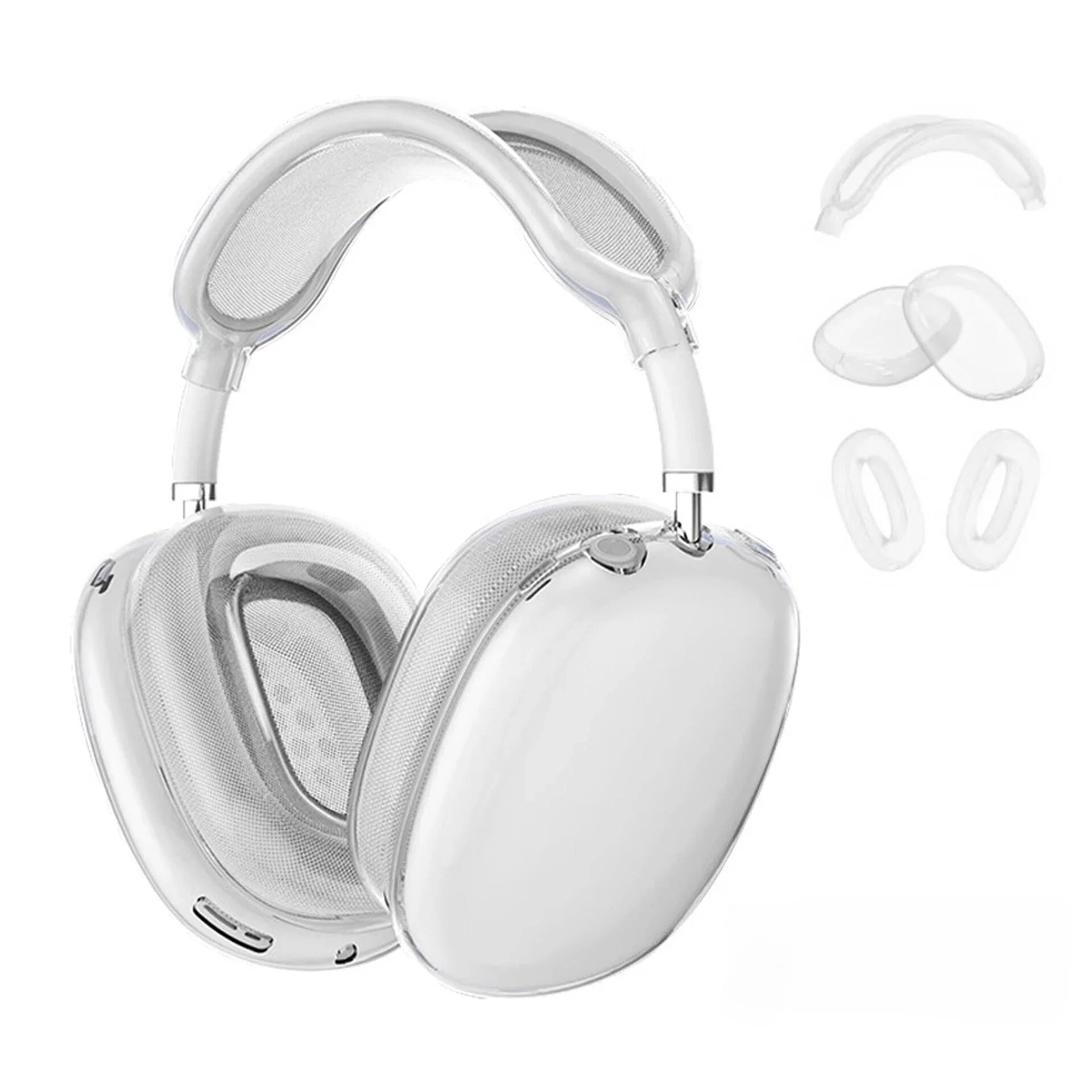 Чехол для AirPods Max, силиконовый, прозрачный, Trouvaille Clear