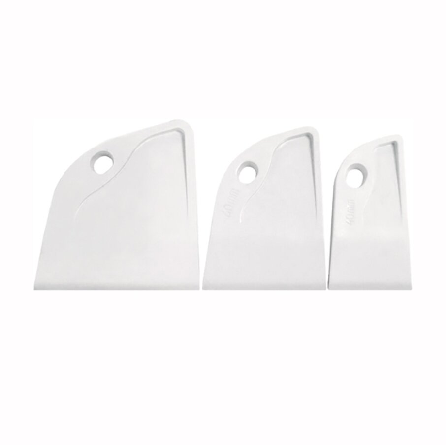 Набор шпателей "Парус", 3 штуки, размеры 40/60/80 мм, резиновые