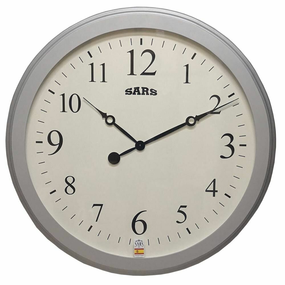 Настенные часы SARS Quartz Wall Clock 0114 Silver