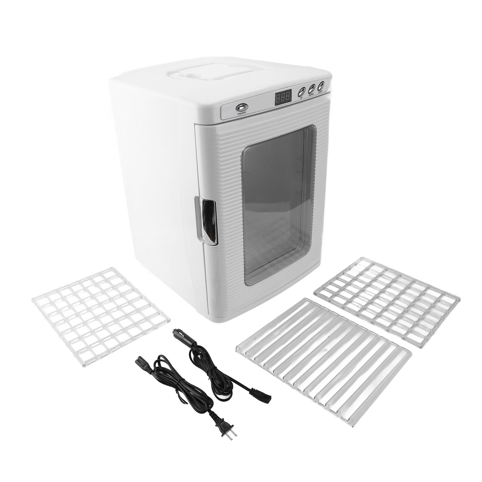 25 л мини -холодильник полупроводниковой охлаждение тихое холодильное теплый компактный холодильник с контролем температуры для спальни офисный автомобиль общежитие US Plug 110V