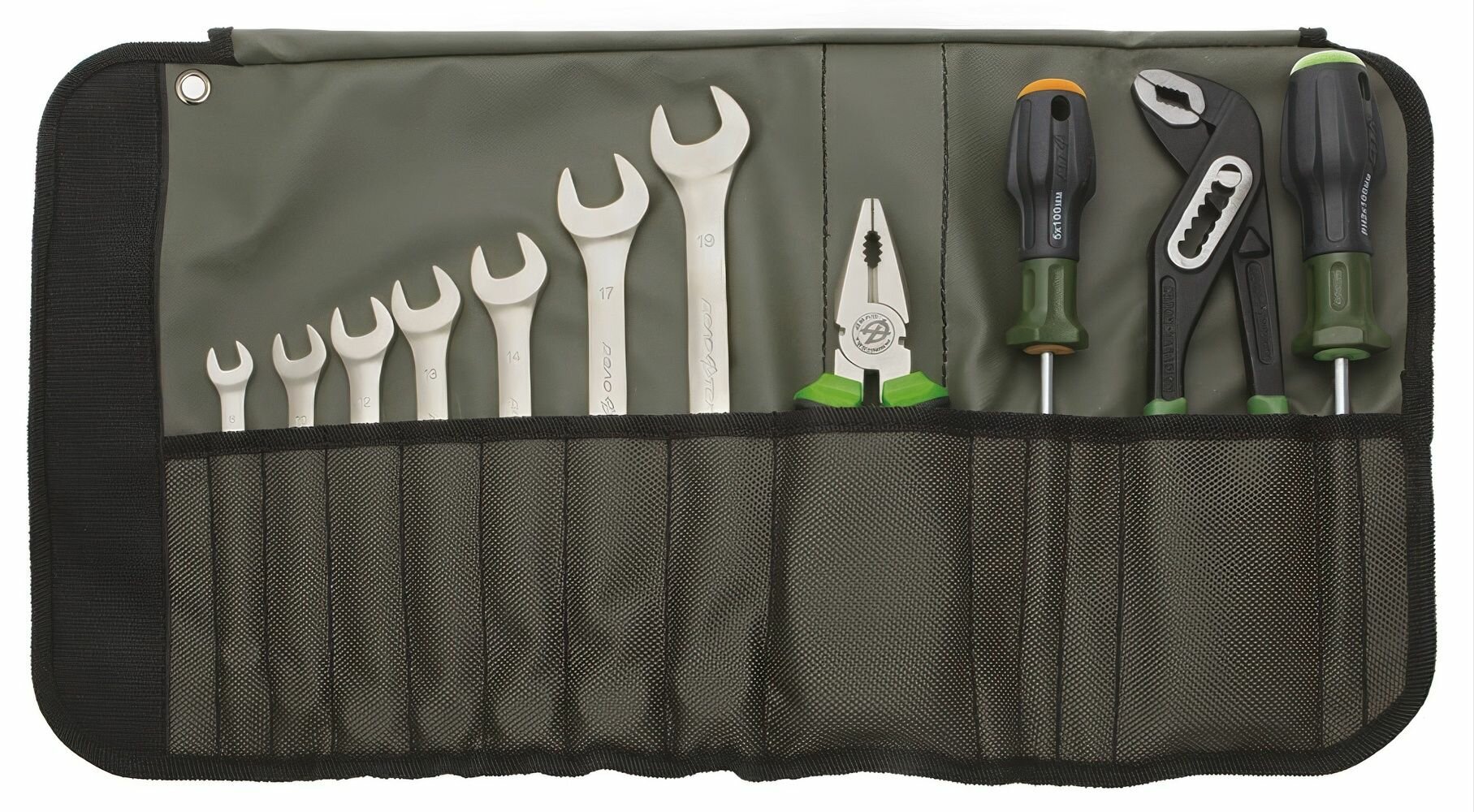 Набор ключей комбинированных и инструментов в сумке 11 пр. 11 шт арт 511511 дело техники