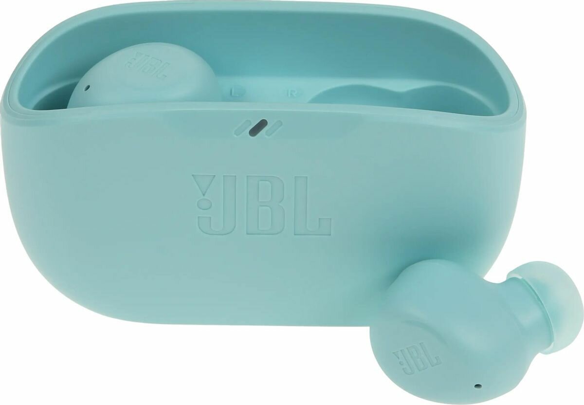 Беспроводные наушники JBL Wave Buds Mint (JBLWBUDSMIT), мятный