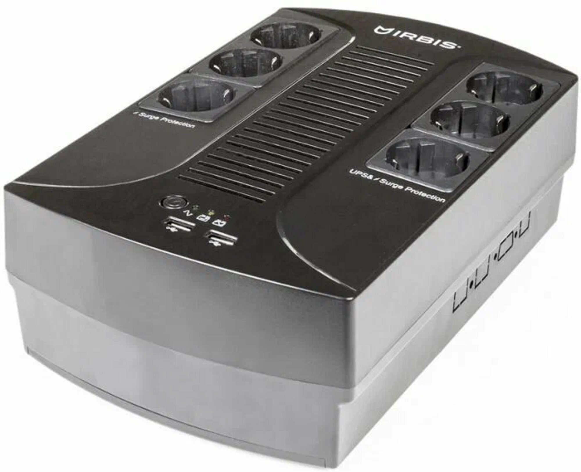 ИБП Источник бесперебойного питания Irbis ISBR800E, интерактивный, выходной сигнал аппроксимированной синусоиды