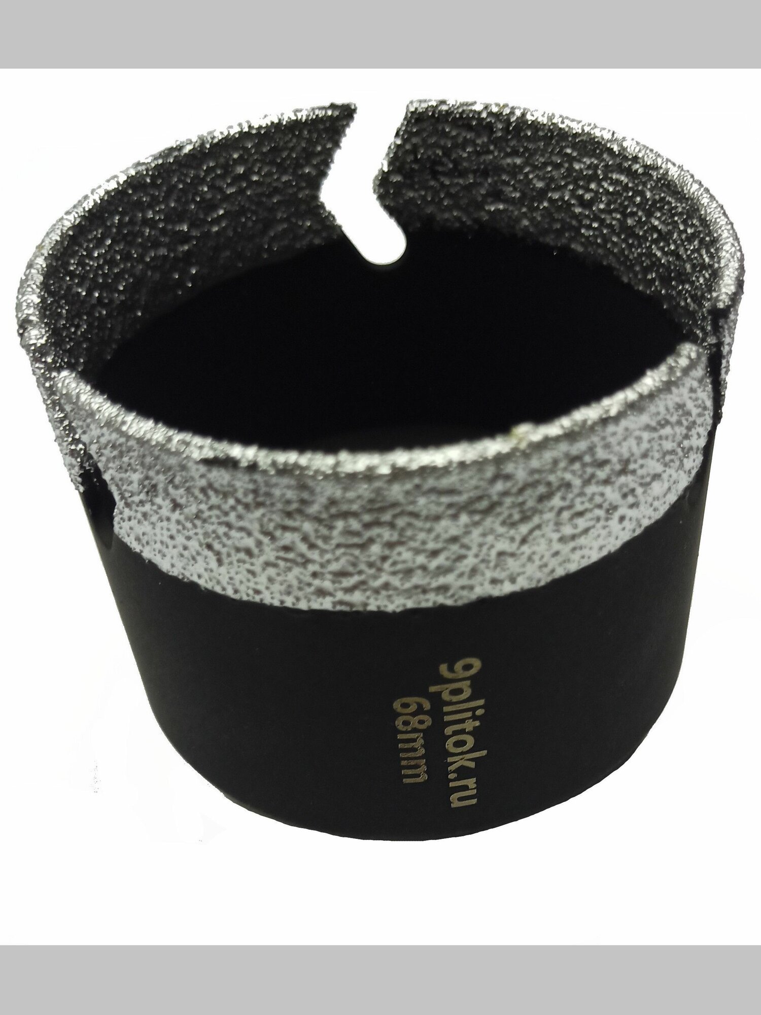 Алмазная коронка для болгарки с L-вырезом 68мм