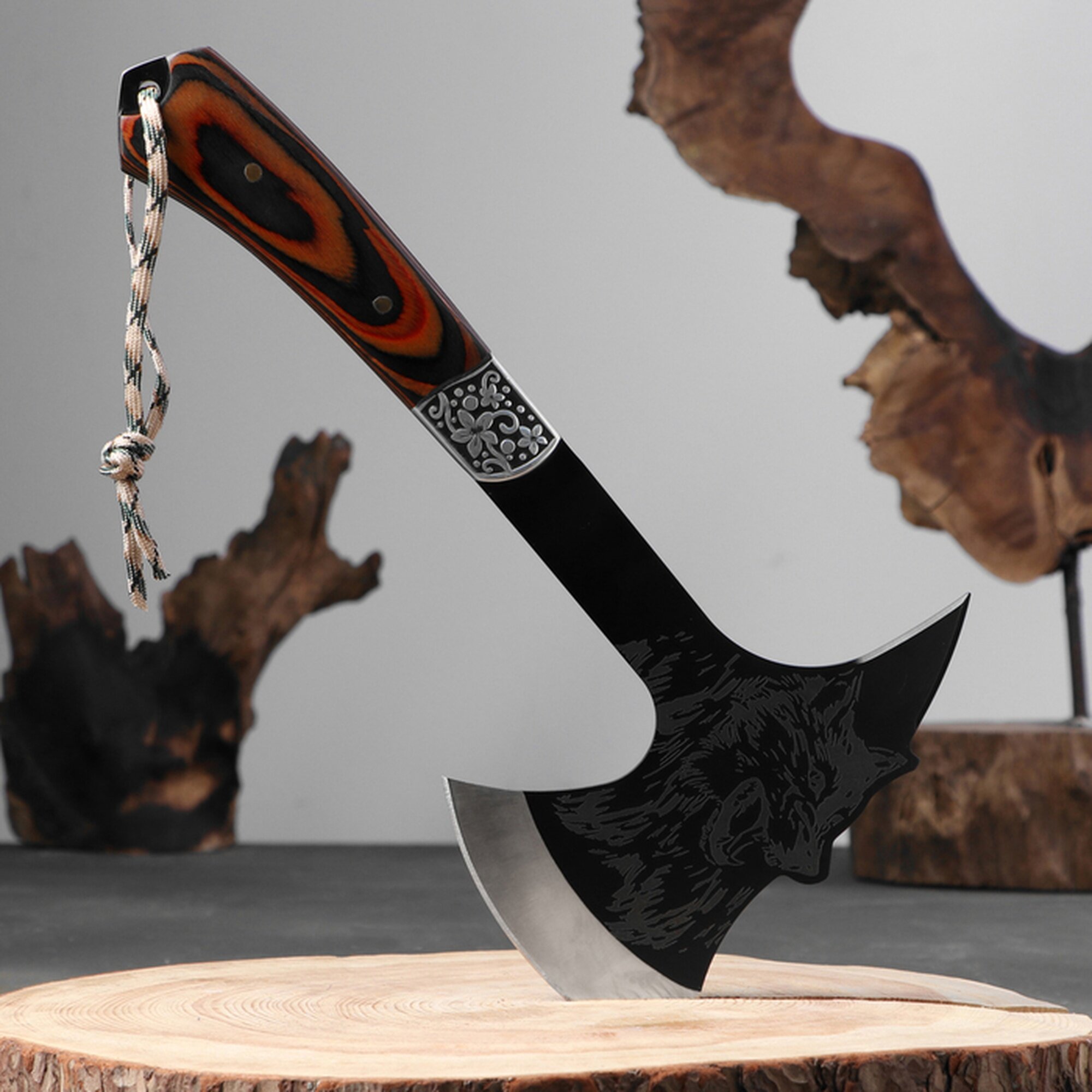 Топорик Сима-ленд "Волк", туристический, 31см, пластик, чехол