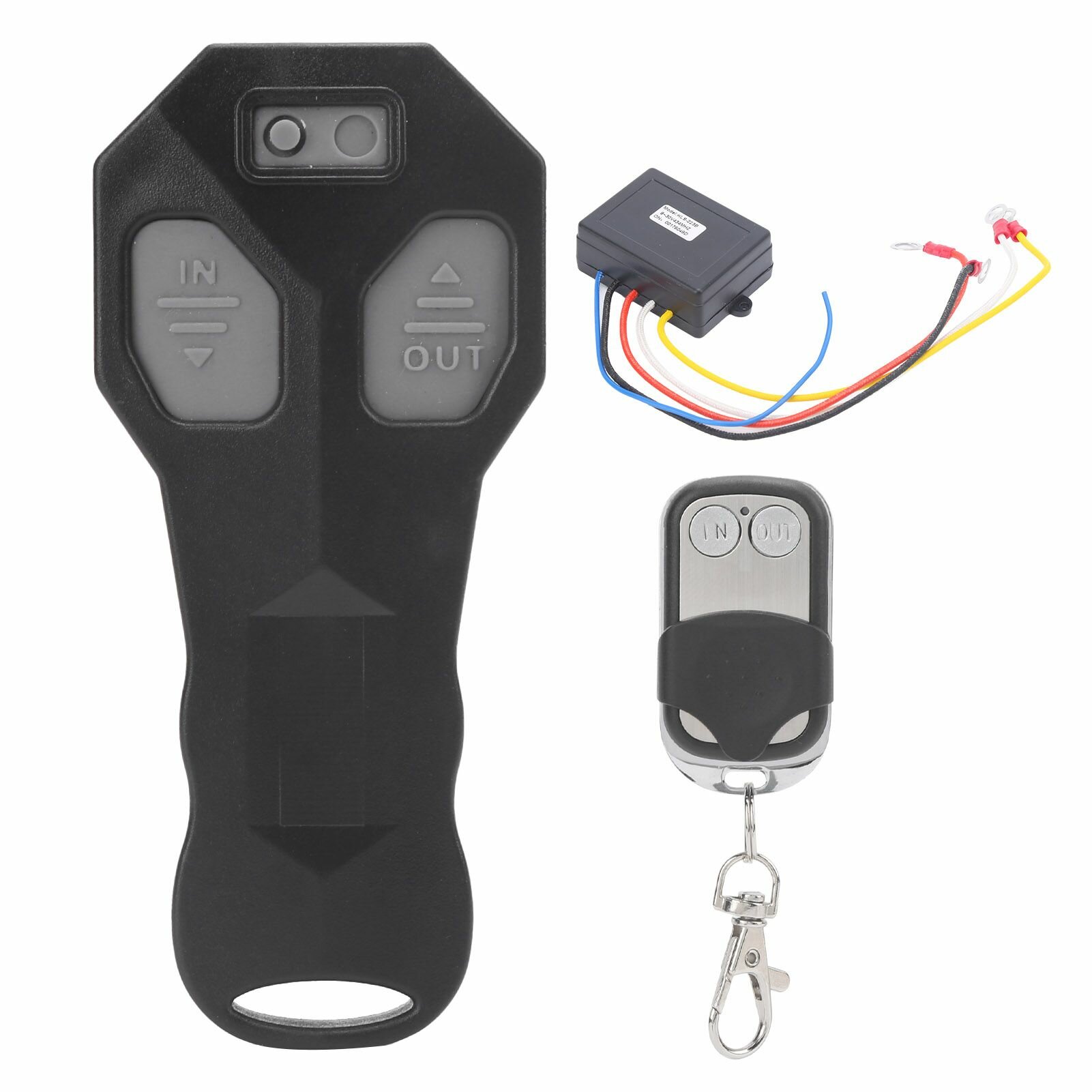 Контроллер автомобильной лебедки беспроводной пульт дистанционного управления брелоком 12 В 50 футов портативный для грузовика ATV