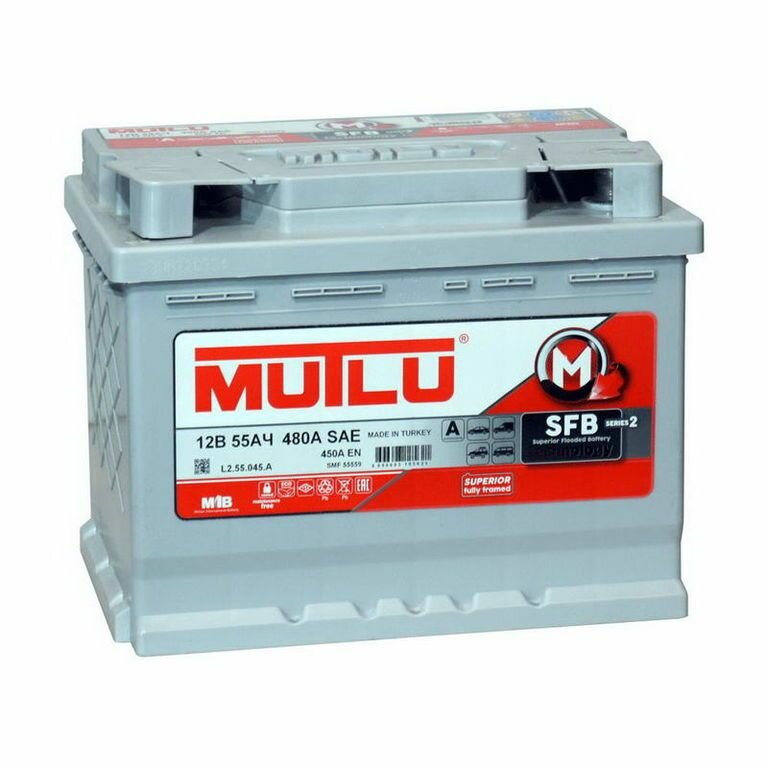Автомобильный аккумулятор Mutlu SFB 2 (L2.55.045. A) 242х175х190