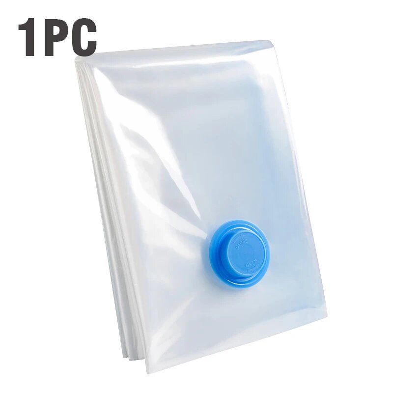 Складная компрессионная сумка для хранения с клапаном, прозрачная рамка, дорожная компактная герметичная упаковка, большая вакуумная сумка, сумка для хранения одежды