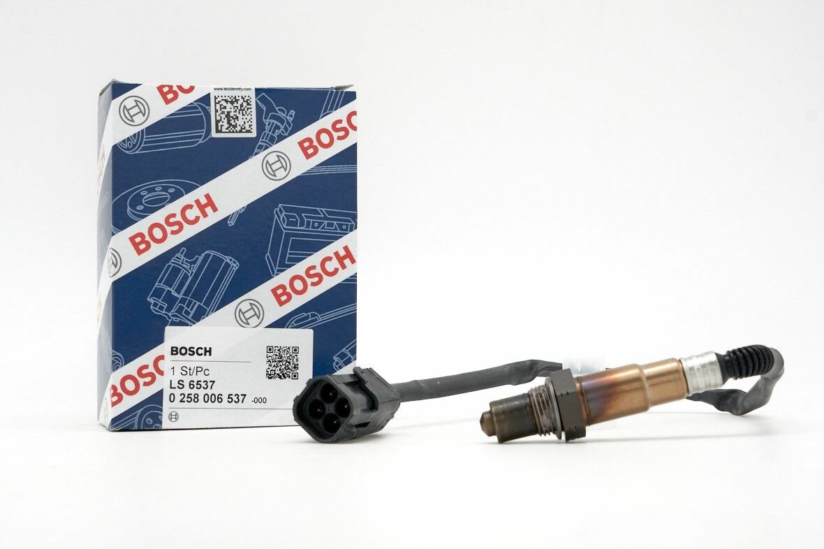 Лямбда-зонд датчик кислорода 0258006537 на ВАЗ Нива, Гранта, Калина. Передний (до катализатора), 8 и 16 кл.