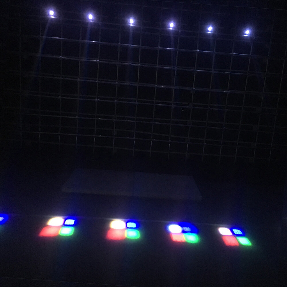 Светодиодная лампа Lixada для сценических эффектов, общая мощность 50 Вт, вращающаяся движущаяся голова DMX512, активируемая звуком, автоматический запуск, 11/13 каналов, RGBW, меняющий цвет, луч для диско-вечеринки в клубе KTV