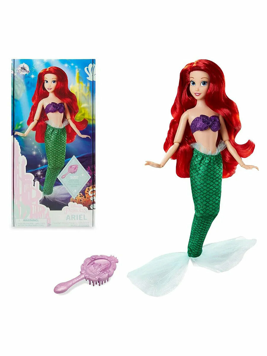 Disney Princess Ariel /Дисней The Little Mermaid Ariel коллекционная кукла игрушка, кукла для девочки