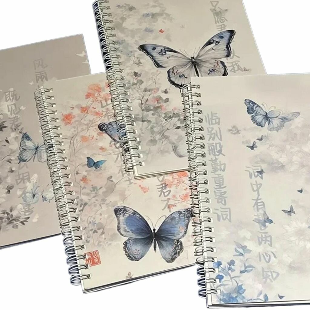 4 шт. Тетради с двойной спиралью 100 листов