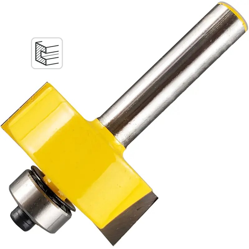 Фреза по дереву кромочная фальцевая 553365 31.8x13 мм хвостовик 8 мм