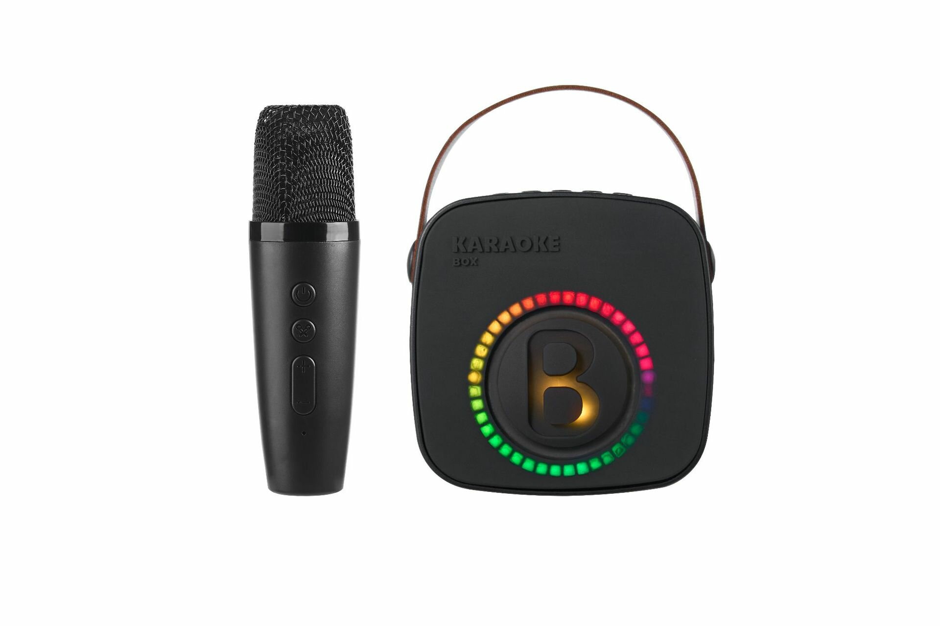 Беспроводная караоке-система с 1 микрофоном, портативная колонка, поддержка Bluetooth