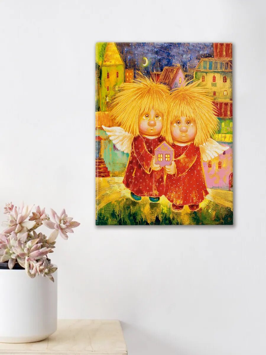 Картина с ангелом