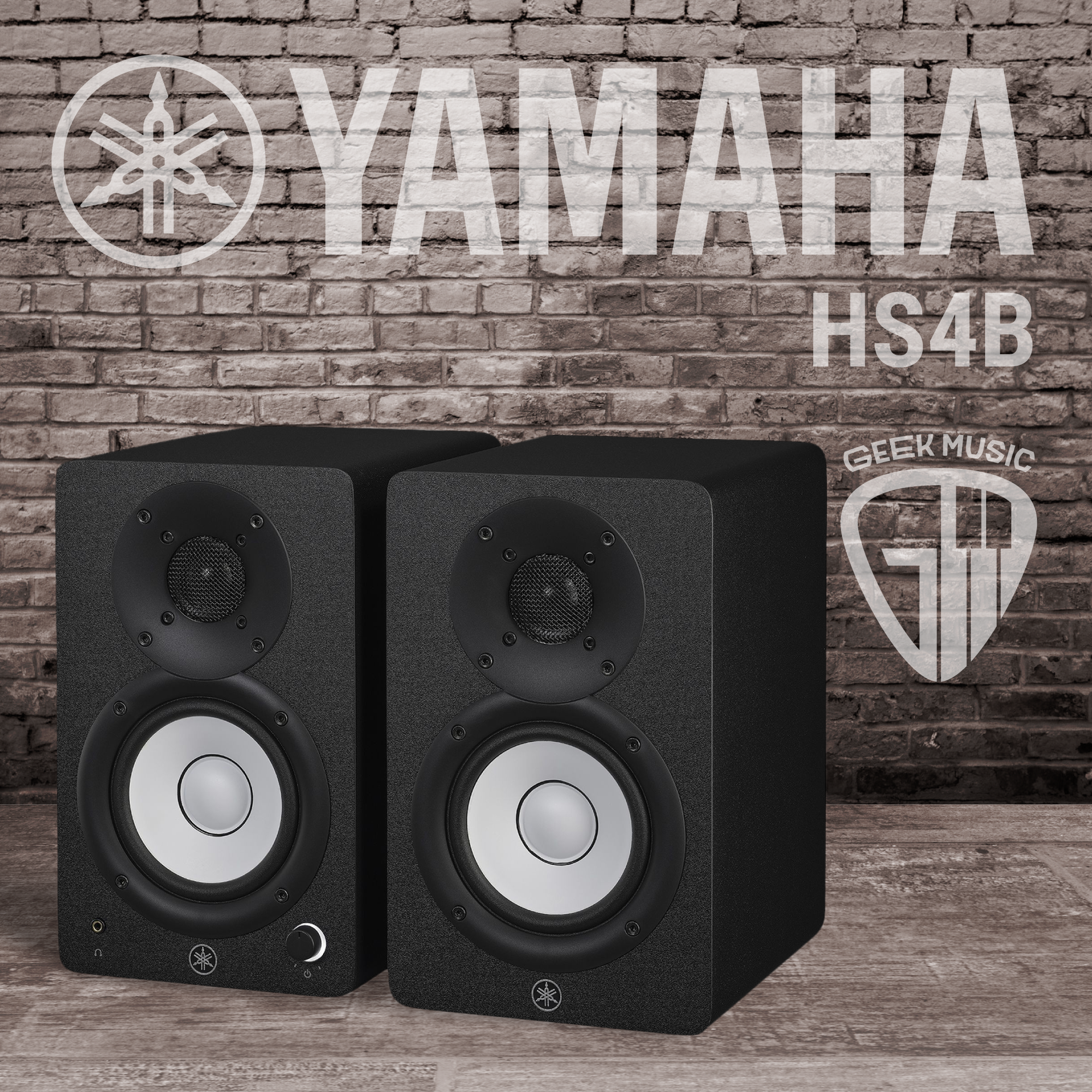 Активные студийные мониторы Yamaha HS4B, 2 колонки, цвет черный