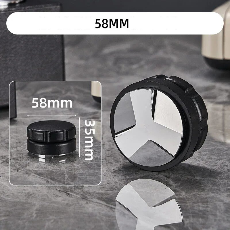 Распределитель кофе, инструмент для раздачи эспрессо/уровень, 3-угольный наклонный трамбовка для ладони подходит для портафильтра 51/53/58 мм, аксессуар для кофе