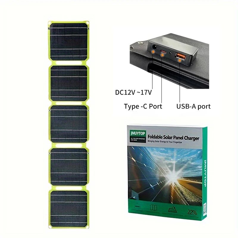 Складная Солнечная Панель JMUYTOP 2000 Вт 80w big panel