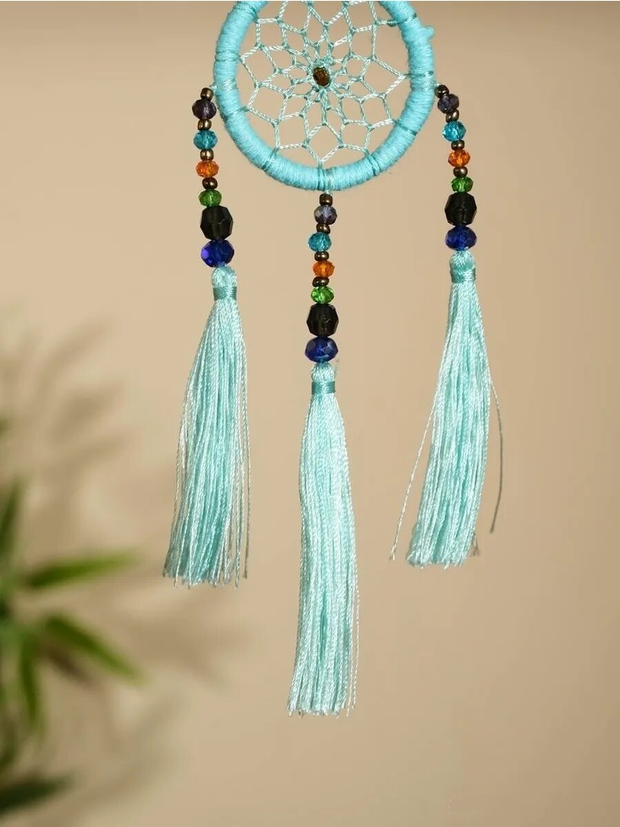 Мятный ловец снов 4х20 см – стильный амулет для сна