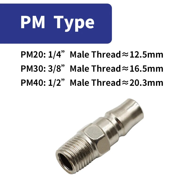 Пневматический разъем Rapidities PM Type, Specification: 30