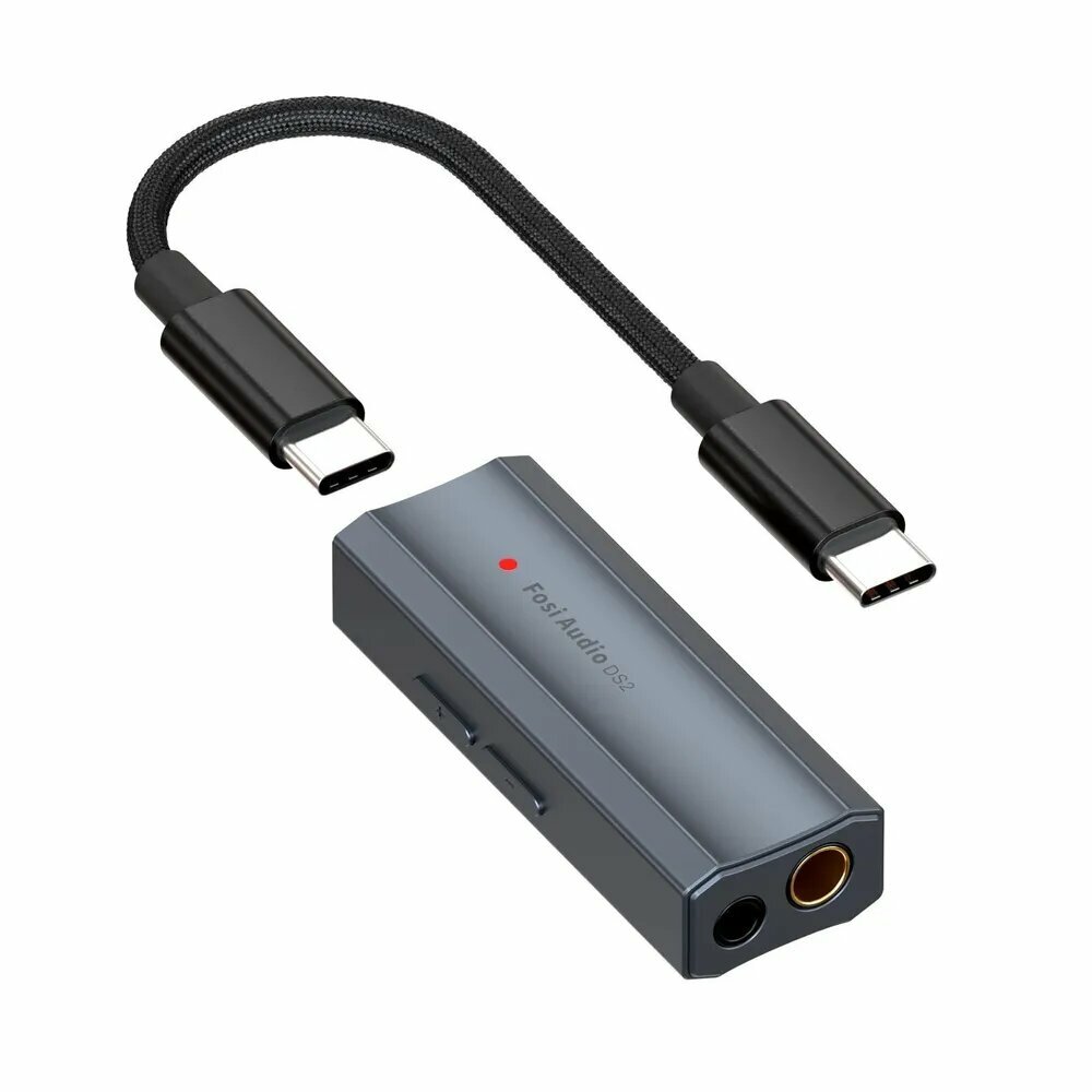 Fosi Audio DS2 USB C к AUX Усилитель для наушников ЦАП-конвертер Разъем 3,5 мм Аудио двойной выход DSD256 4,4 мм Сбалансированный высокое разрешение CS43131