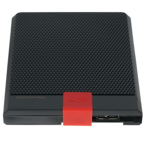 1 ТБ Внешний HDD SiliconPower Diamond D30 (SP010TBPHDD3SS3K) черный - 2.5", 5400 rpm, кэш память - 8 МБ, USB 3.2 Gen1 (USB 3.0, USB 3.1 Gen1) Type-A