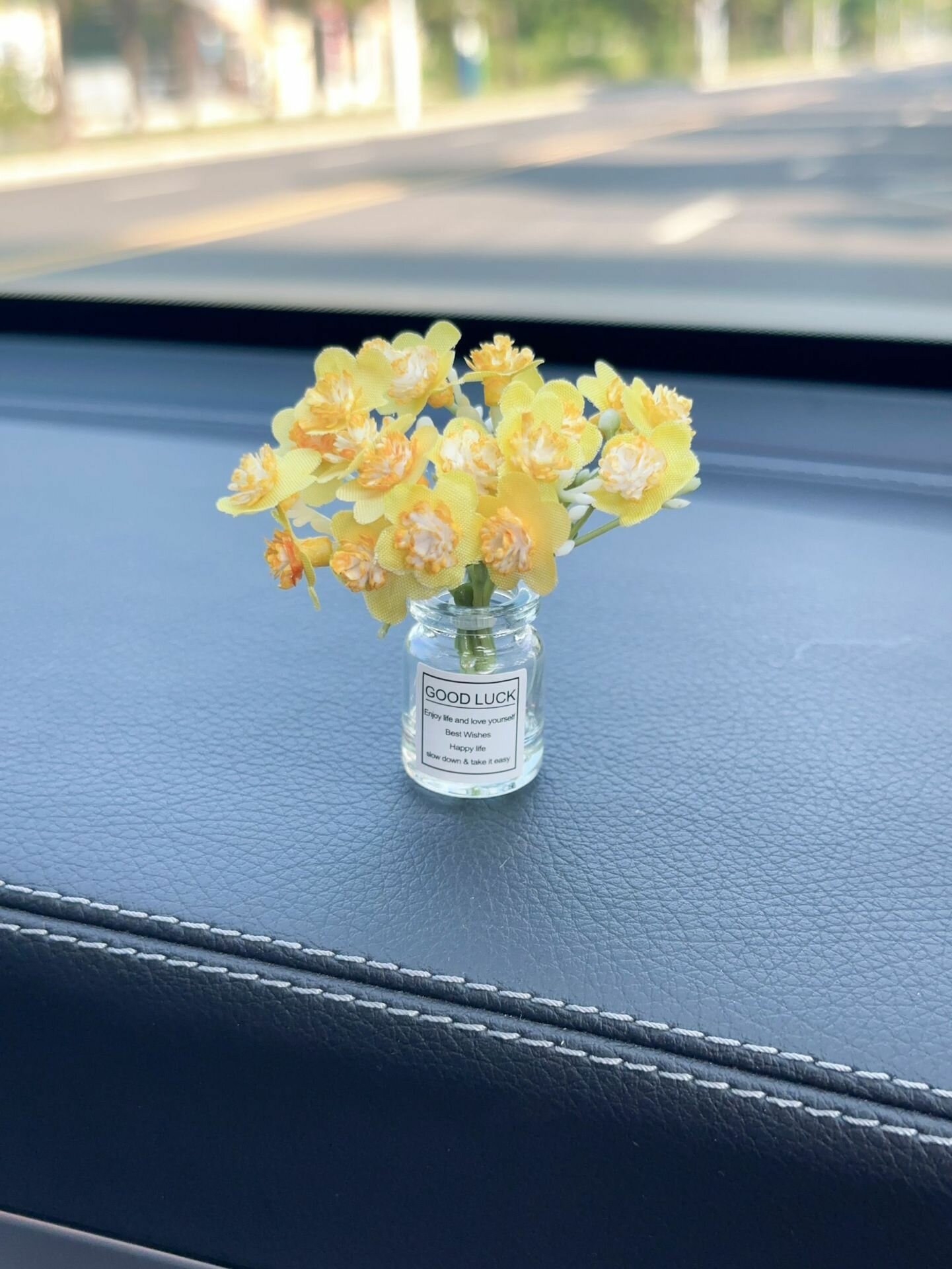 Декоративная бутылка интерьера автомобиля полная звезд маленький