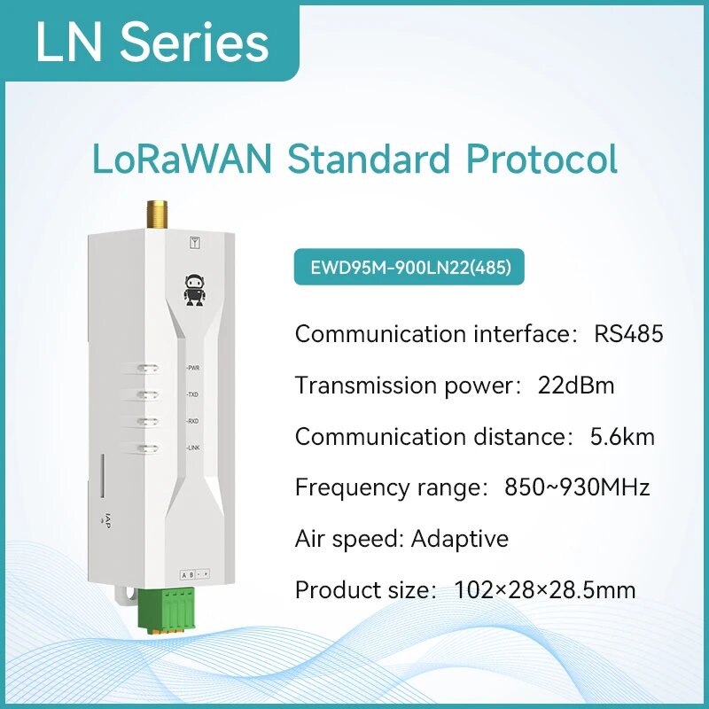 Беспроводной цифровой передатчик CDEBYTE EWD95M LoRa Mesh 900MHZ
