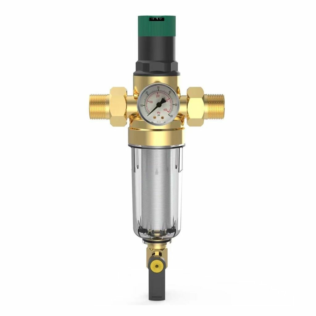 (1 шт.) Латунный фильтр предварительной очистки высокого расхода с заслонкой 20PPR - 4 балла