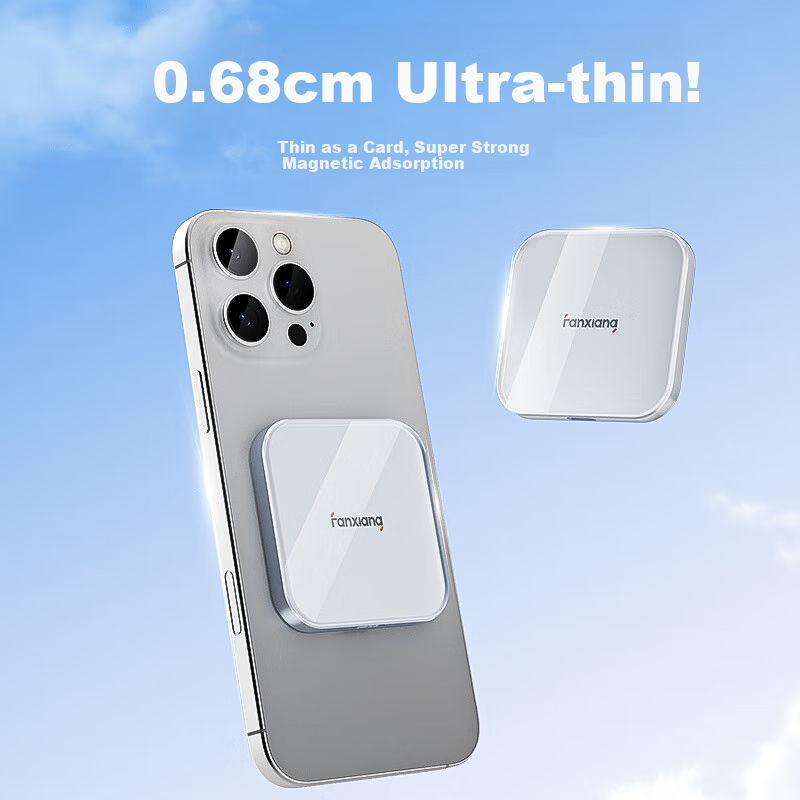 FANXIANG 500GB Magnetic Adsorption Portable Solid State Drive (PSSD) with USB3.2 Direct Connection for Mobile Phones, High-Speed Reading up to 2000MB/S, Ultra-Thin and Portable External Hard Drive PS2