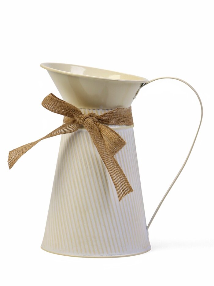 Кашпо «Кувшин Гленн», 12×12×20 см, бежевое