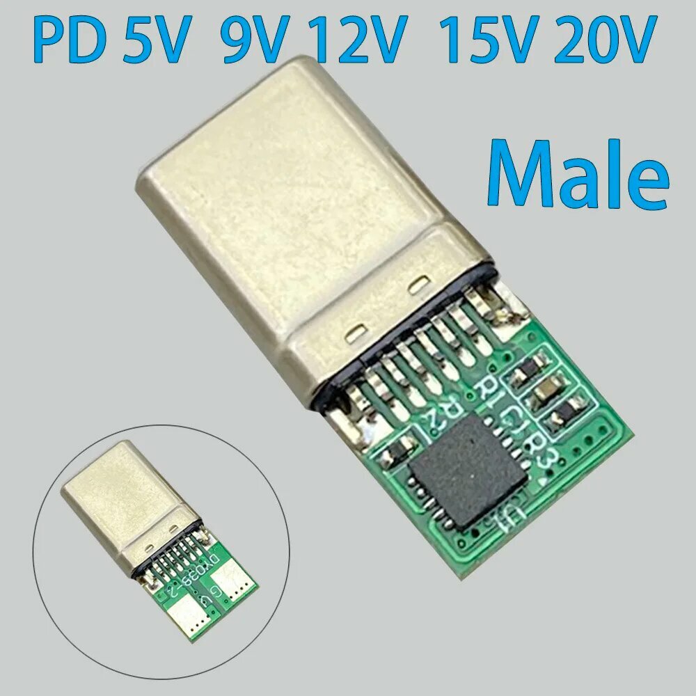 Адаптер USB Type-C PD/QC, Bundle: 9V — фото 1