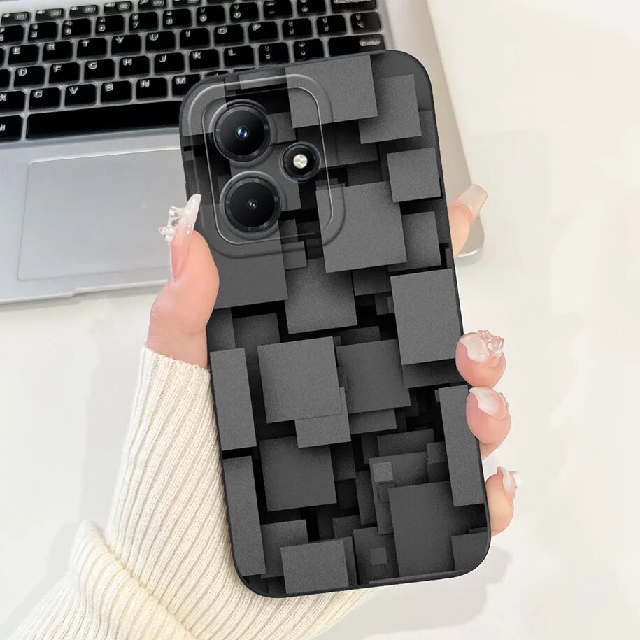 Для Infinix Hot 30i NFC Чехол X669 X669C X669D Тонкий чехол цветочный мягкий силиконовый чехол для телефона Hot 30 Play Hot30 5G Fundas