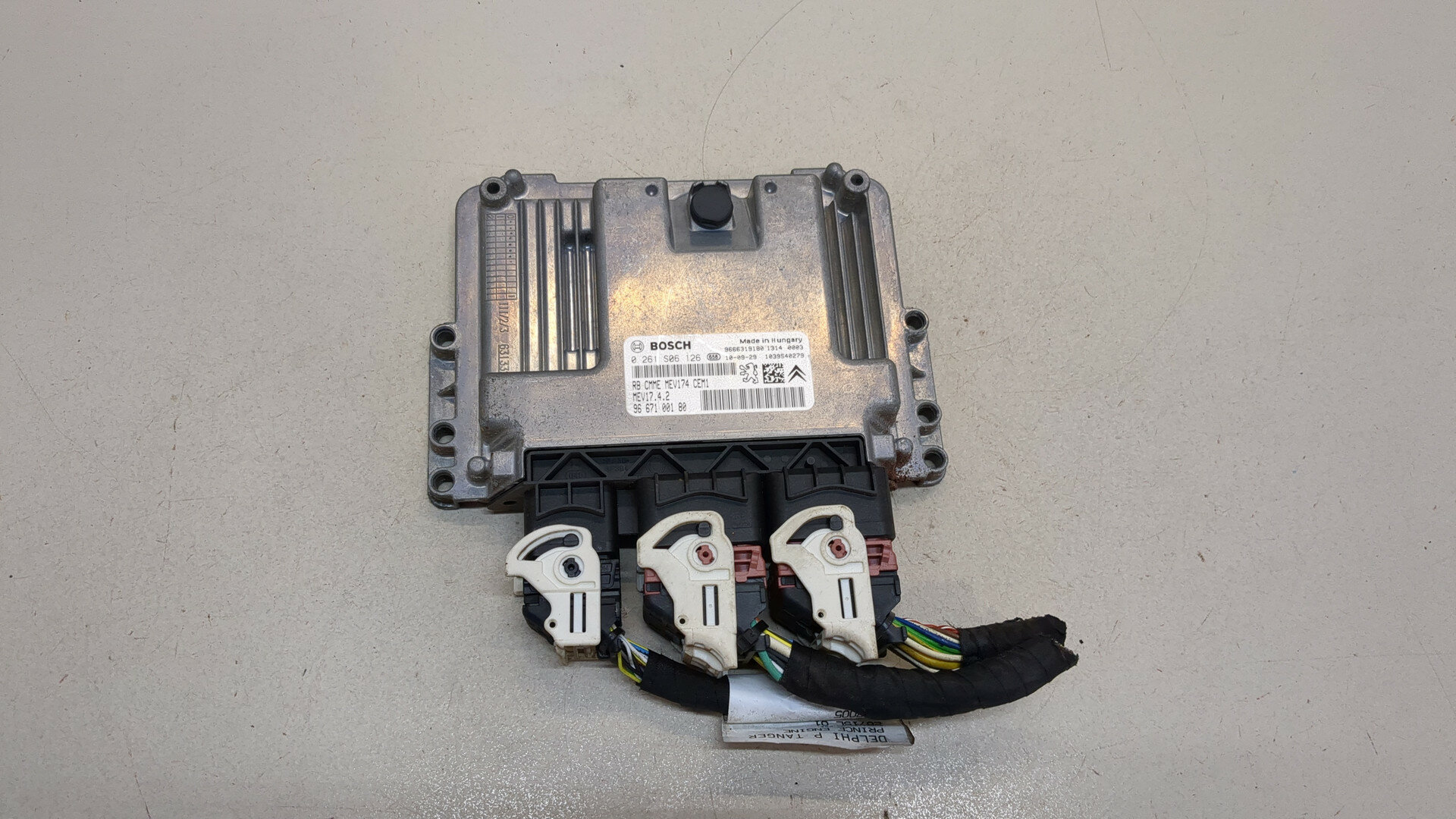 Блок управления двигателем Citroen C3 picasso Б/У