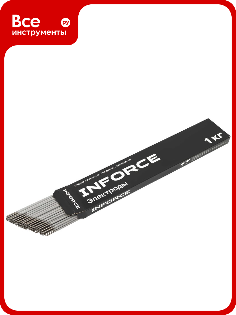 Электроды ЦЛ-11 (2 мм; 1 кг) Inforce IWET-2010C, для сварки ответственных изделий коррозийно стойких хромоникелевых
